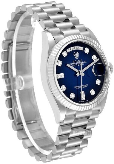 [Ubrugt] Rolex 128239-0023 - 2021 - Day-Date 36 Fuldt sæt